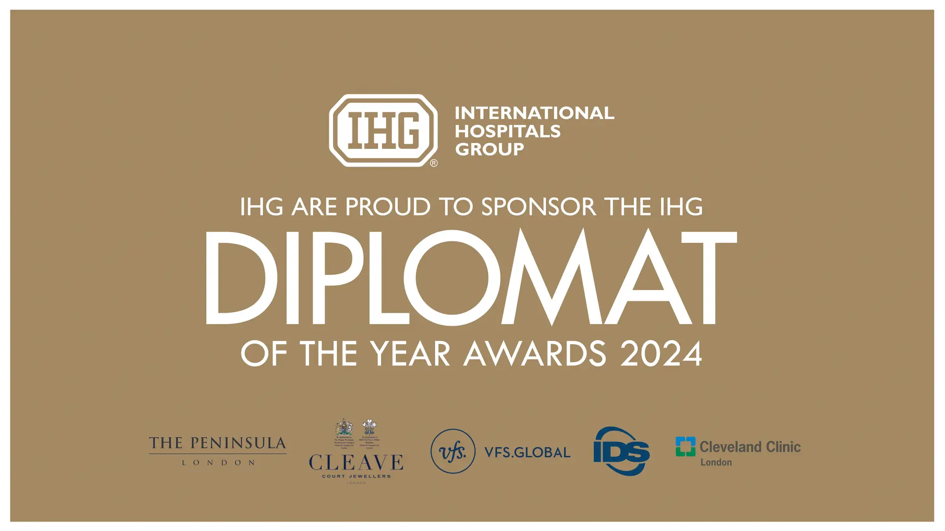 IHG Proudly Sponsors 2024 Diplomat of the Year Awards